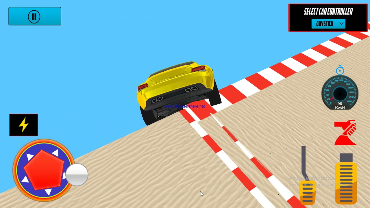 Driving car Unity game - YouTube