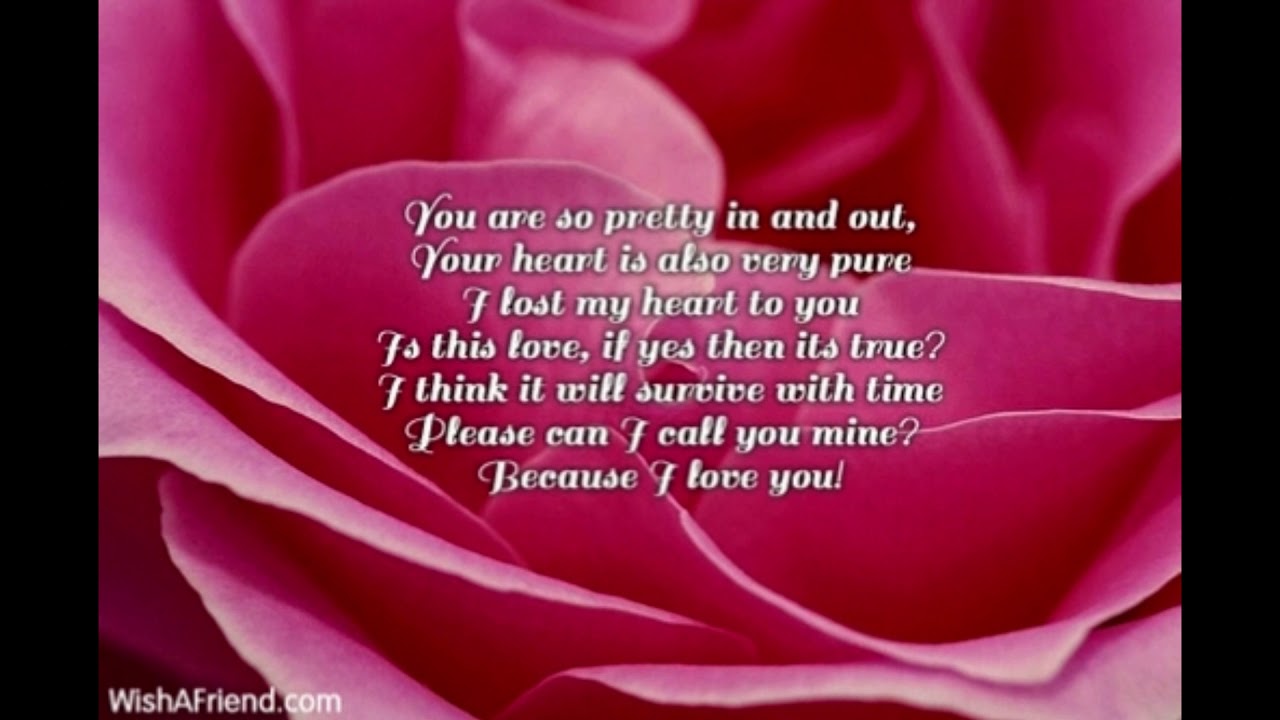 Love poem 38 - YouTube