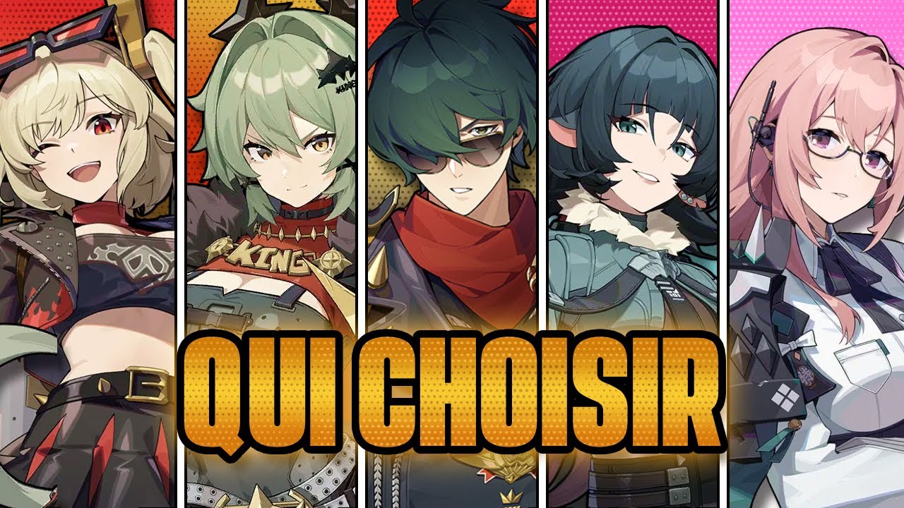 Lighter, Yanagi, Burnice & Caesar | Qui Choisir | Zenless Zone Zero ...