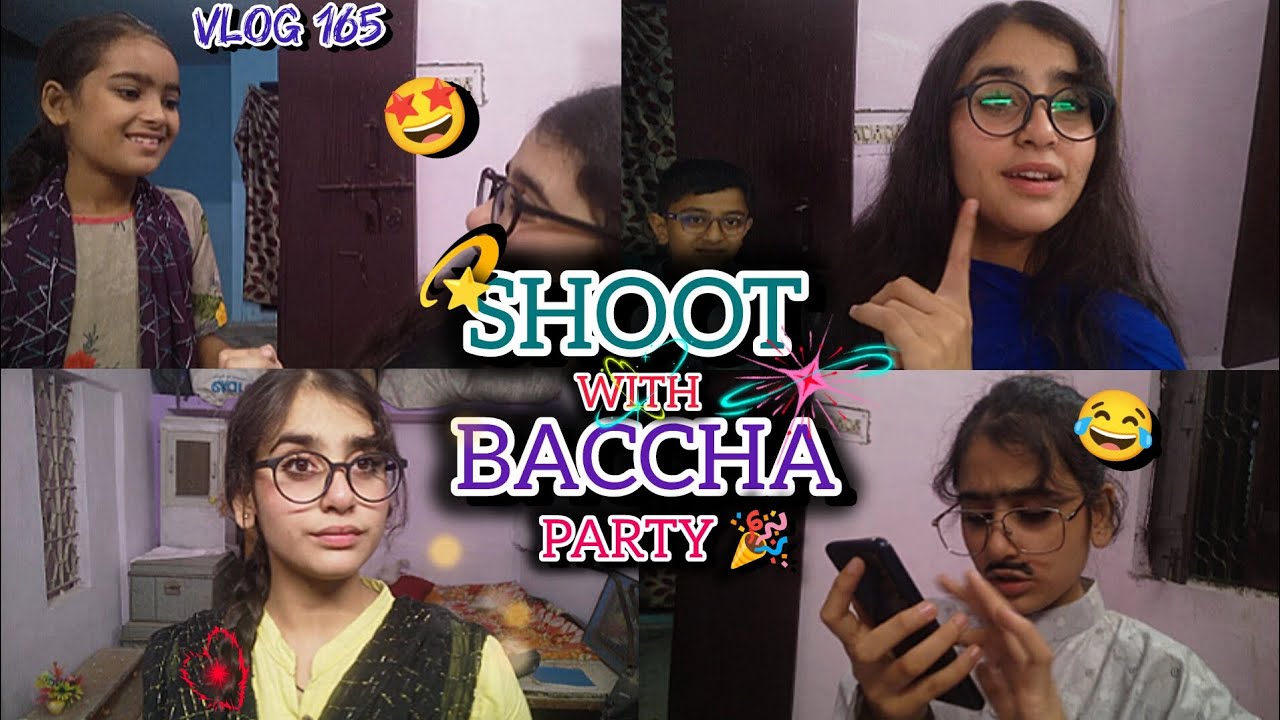 SHOOT WITH BACCHA PARTY 🥳 ( VLOG 😅 )@Tahira786... - YouTube