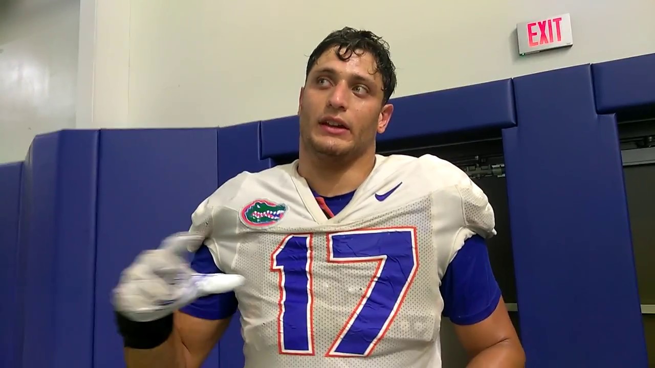 Florida football: DL Jordan Sherit practice update, Sept. 26, 2017 ...