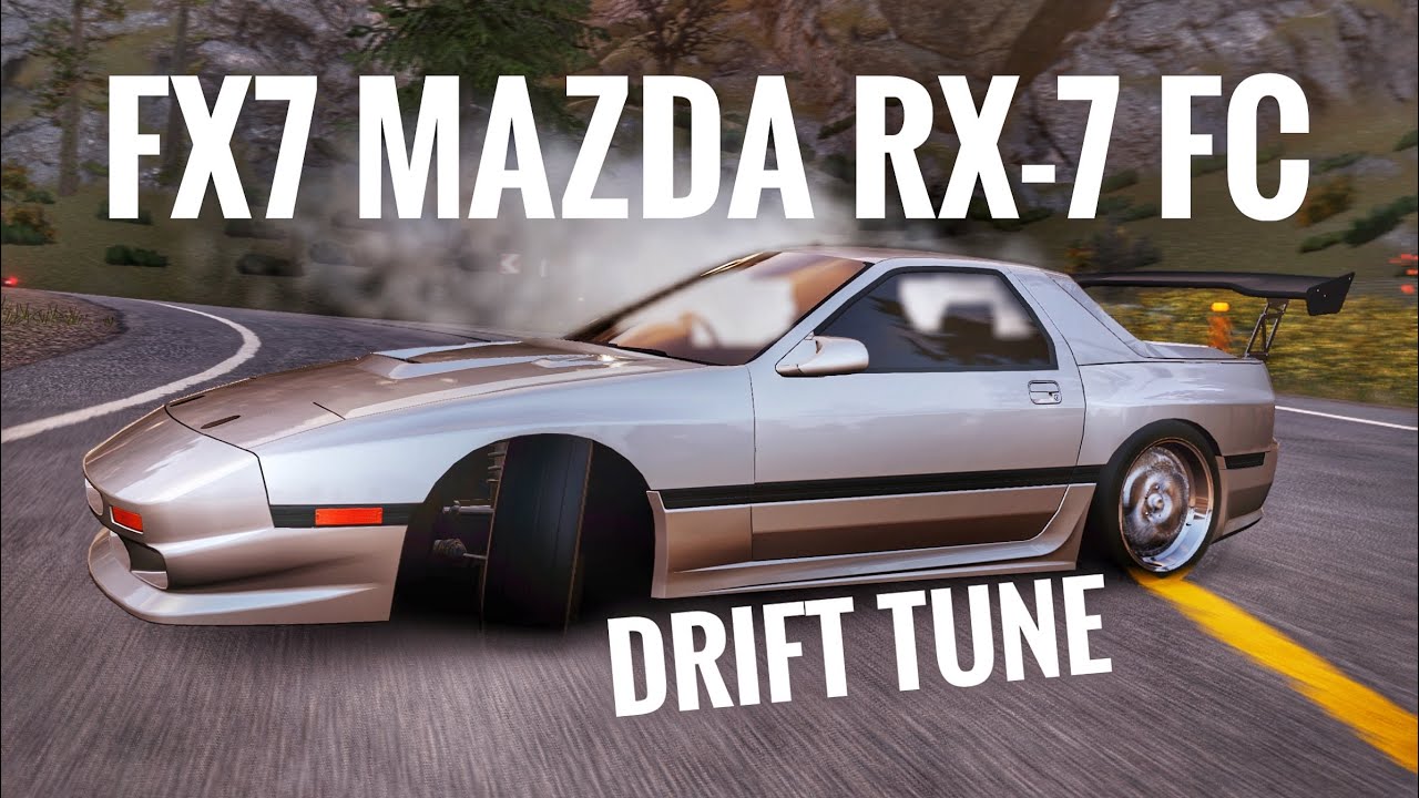 FX7 (Mazda RX-7 FC) Gameplay CarX Street Tune Drift || CarX Street 1.9. ...