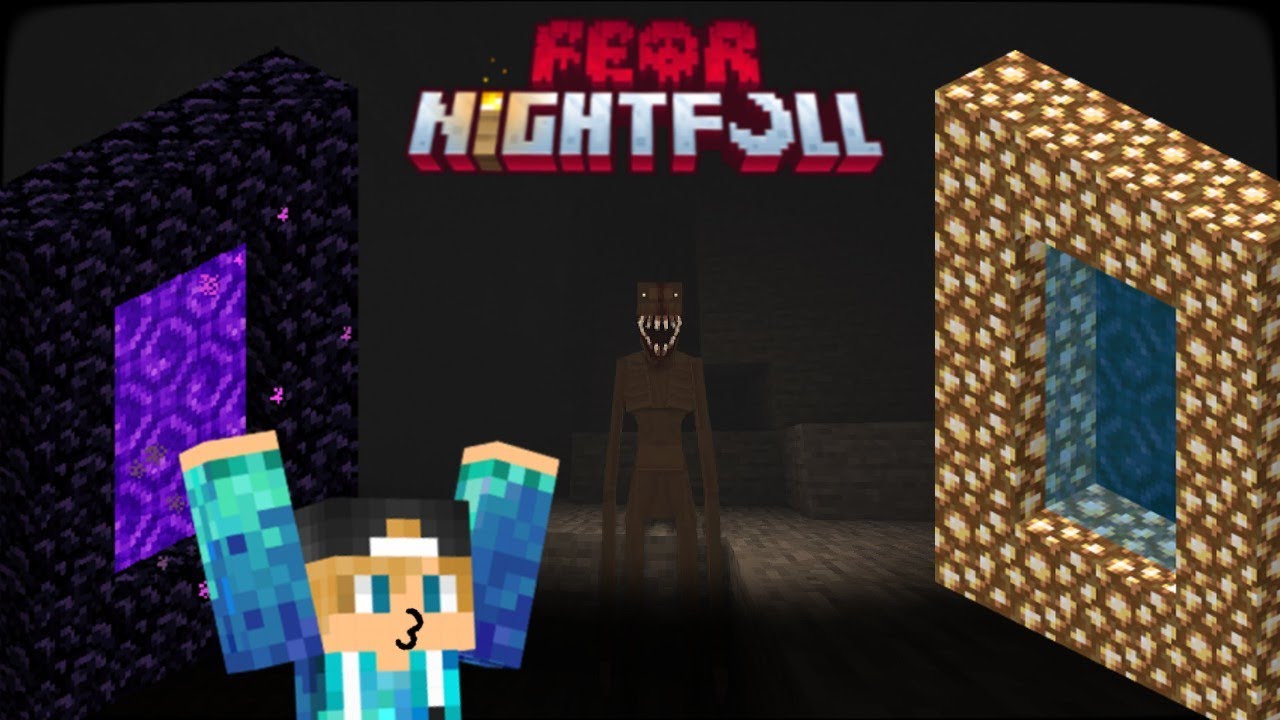 MINECRAFT the HORROR GAME?? Fear Nightfall mod - YouTube