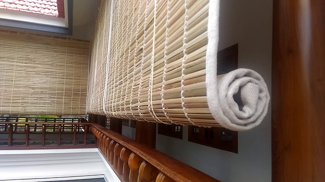 Natural Bamboo Curtain - YouTube