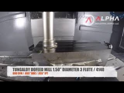 CNC machining / High feed milling - HD 1080p - YouTube