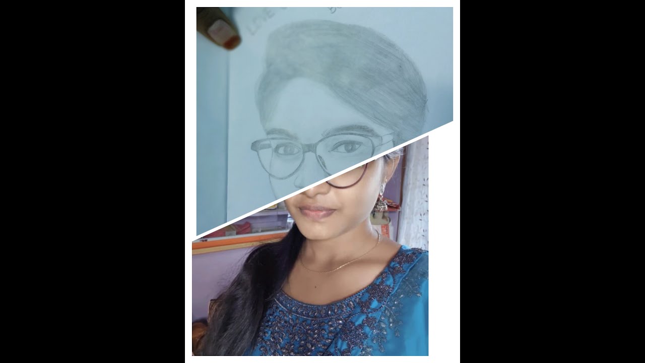 can i draw a picture / part 2/ my bestie birthday gift - YouTube