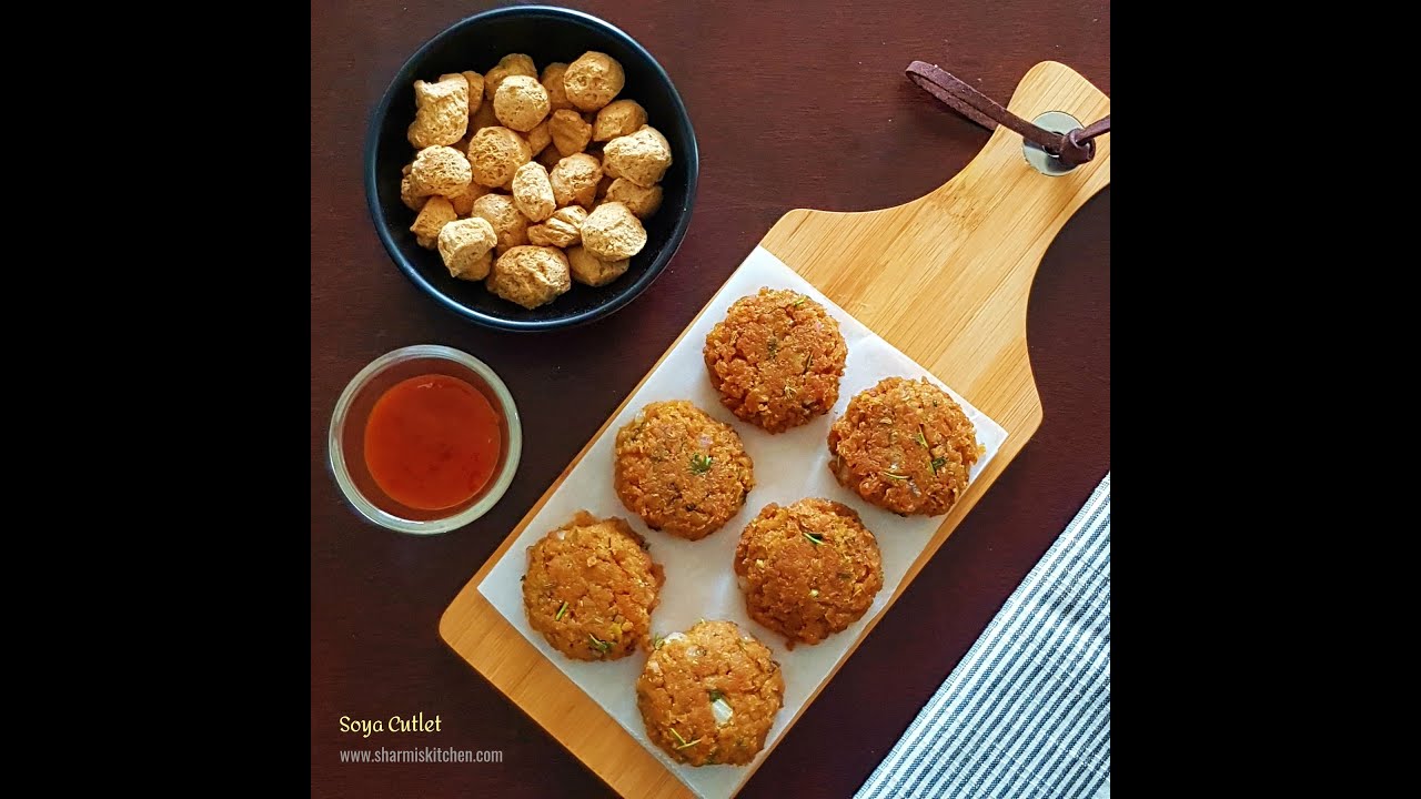 Soya Cutlet Recipe | Soya Chunks Cutlet | Soya Patties - YouTube