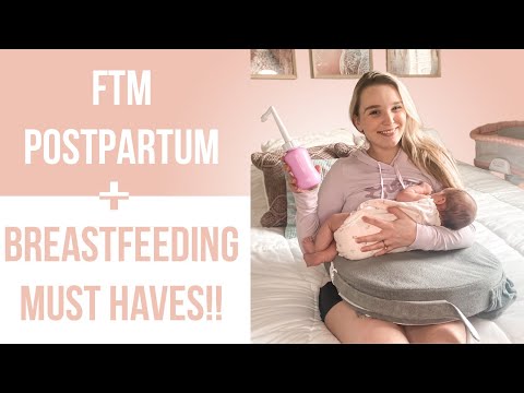 FTM POSTPARTUM + BREASTFEEDING MUST HAVES 2021| FTM ESSENTIALS| 6 WEEKS POSTPARTUM