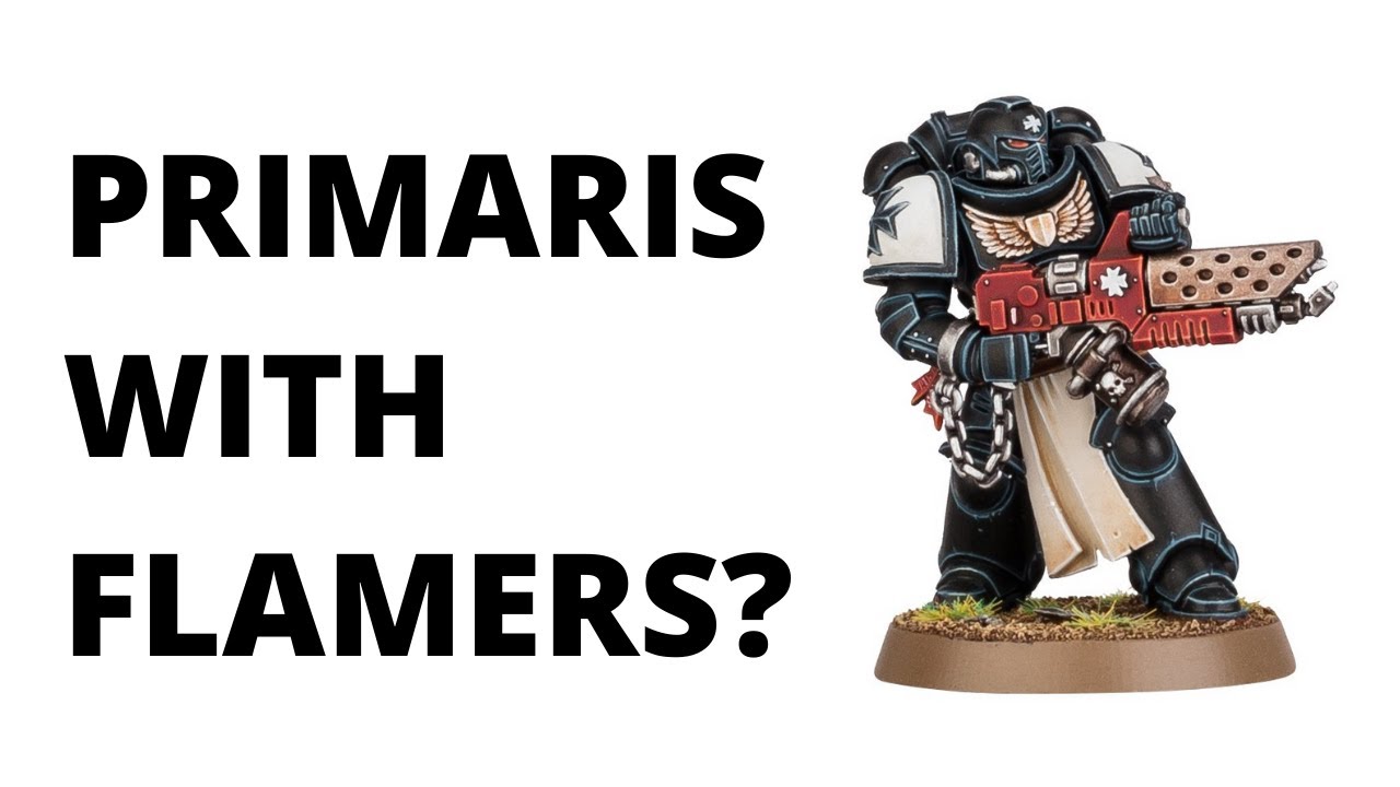 Primaris with Flamers? Pyreblaster Revealed for Black Templars ...