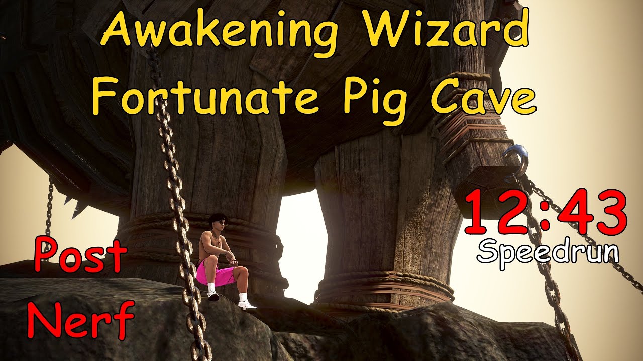 Awakening Wizard | Fortunate Golden Pig Cave | 12min run *POST NERF* - YouTube