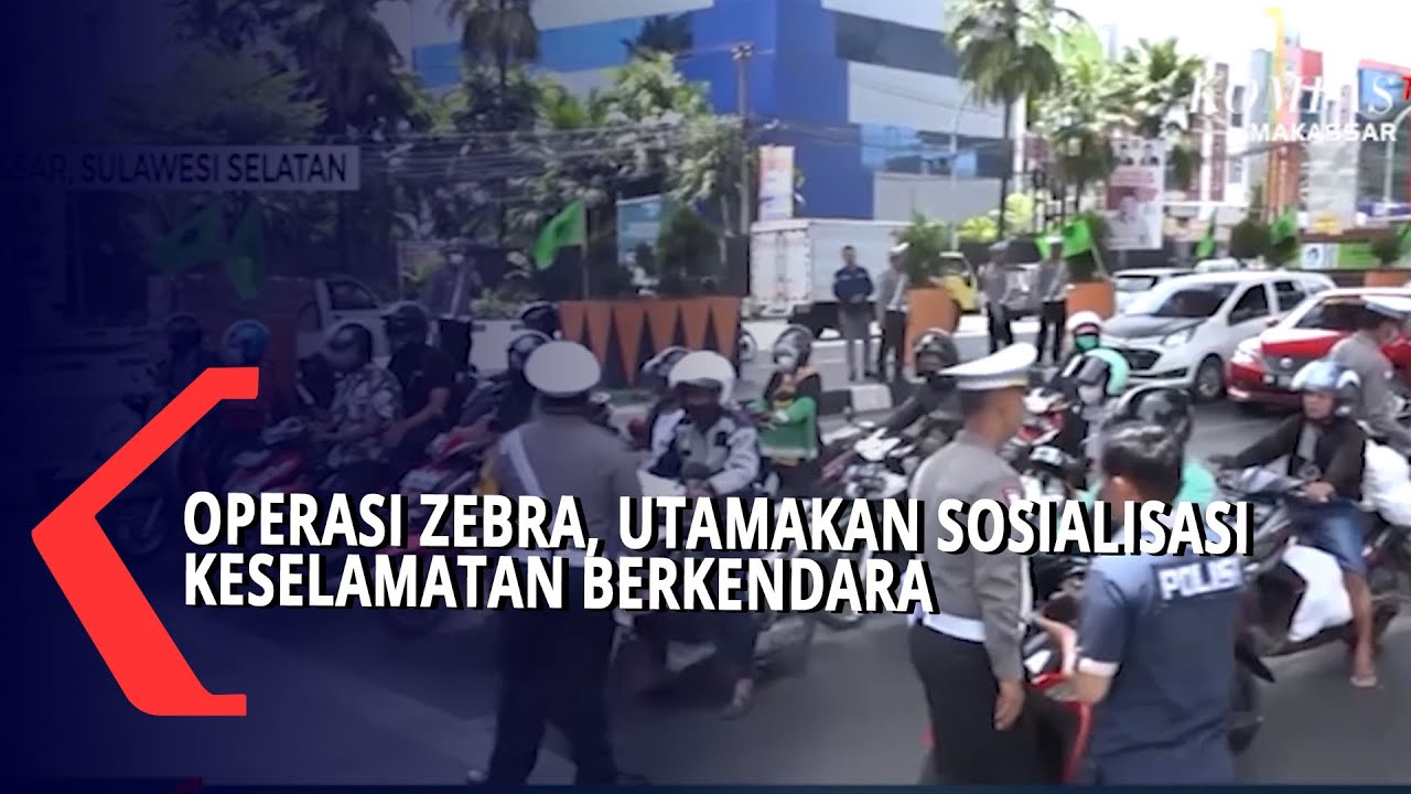 Operasi Zebra, Utamakan Sosialisasi Keselamatan Berkendara - YouTube