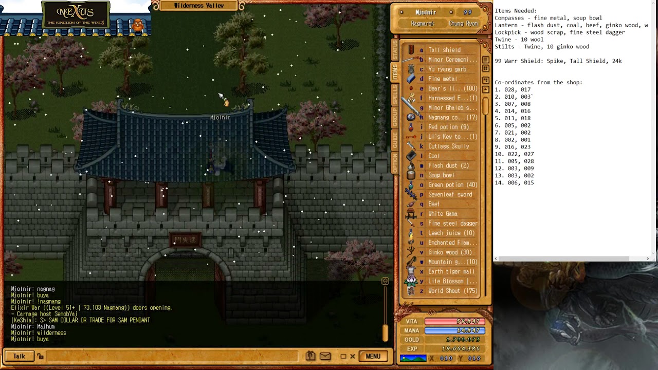 NexusTK - All Path Guide - Nagnag Armory Shield Quest - YouTube