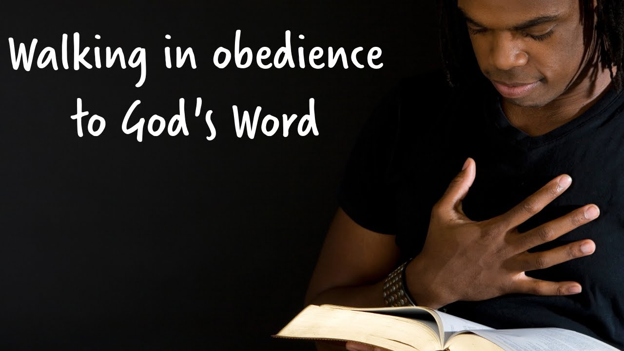 Walking in obedience to God's Word | Sr. Nancy - YouTube