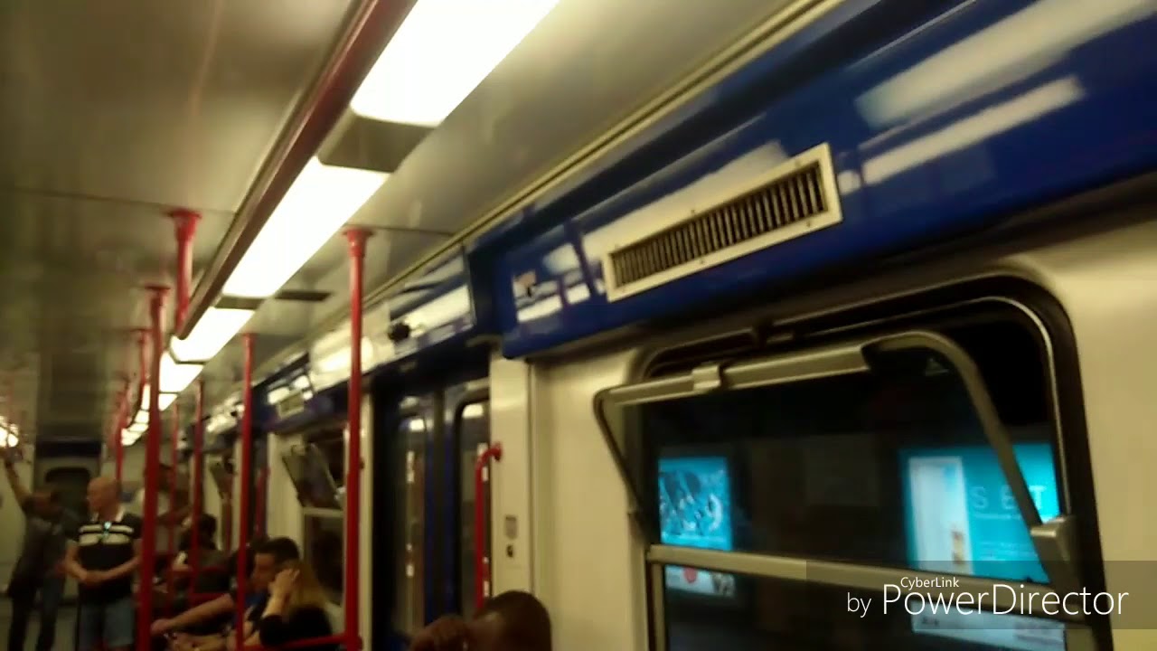 Rome METRO: Line B from TIBURTINA FS to COLOSSEO with old Ansaldo train ...