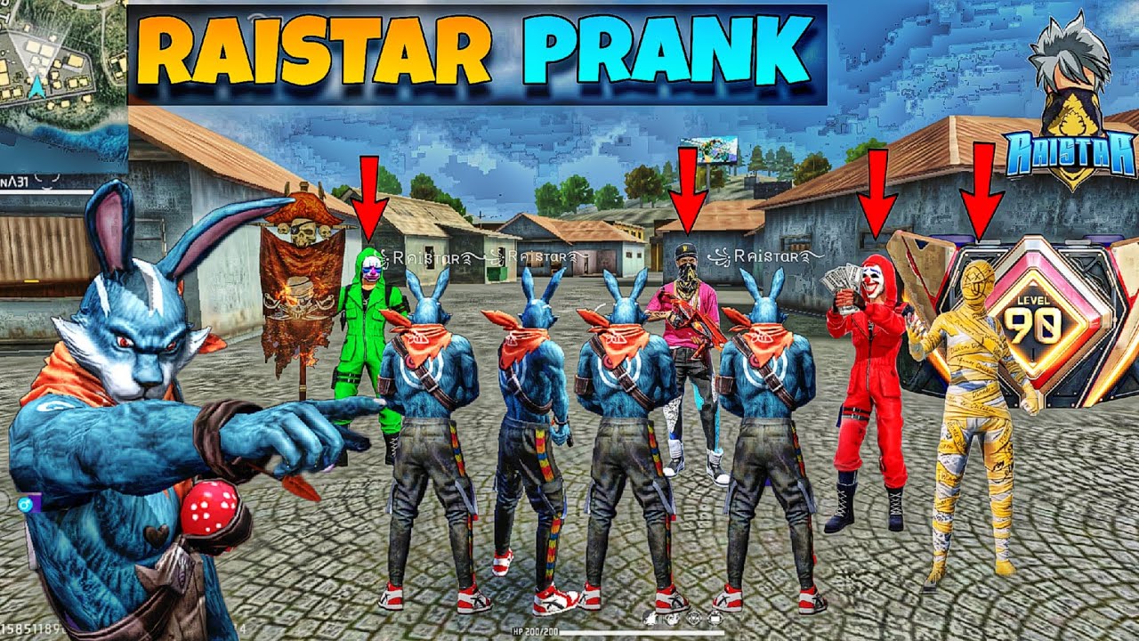 CS RANK MEIN AGAYA NEW RAISTAR PRANK FOKAT MEIN BOOYAH KESE KARE ...