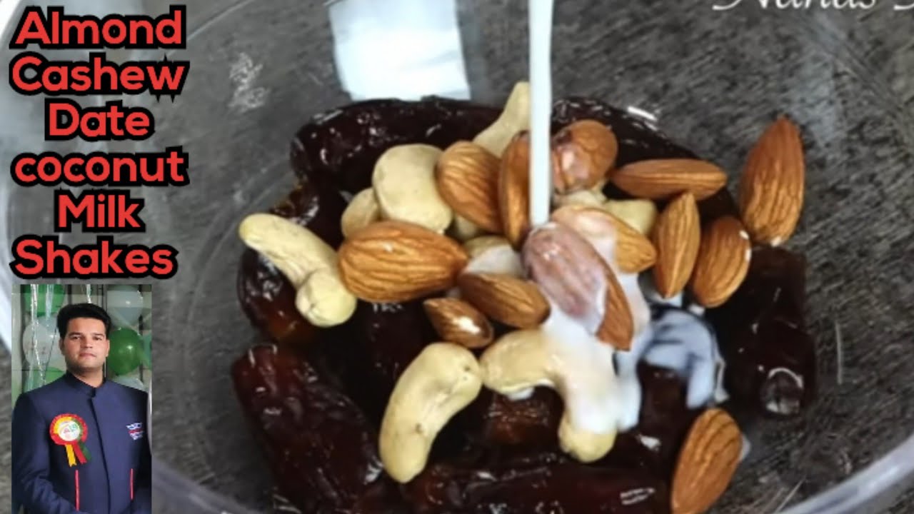 Add milk into dates and nuts and coconut,you will be surprised with the ...