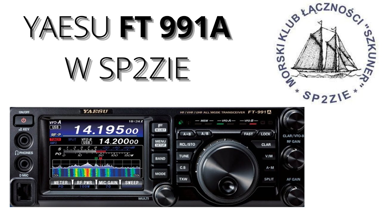 Yaesu 991a w SP2ZIE. łączność i testy . Jedno z najlepszych na rynku ...