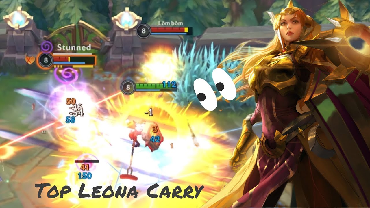 AGGRESSIVE LEONA CROWD CONTROL - Carry this tank as a beast - Build ...