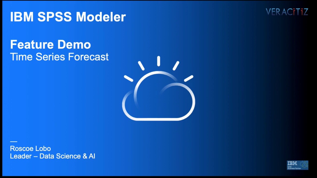 Building a Time Series Forecast in IBM SPSS Modeler. - YouTube