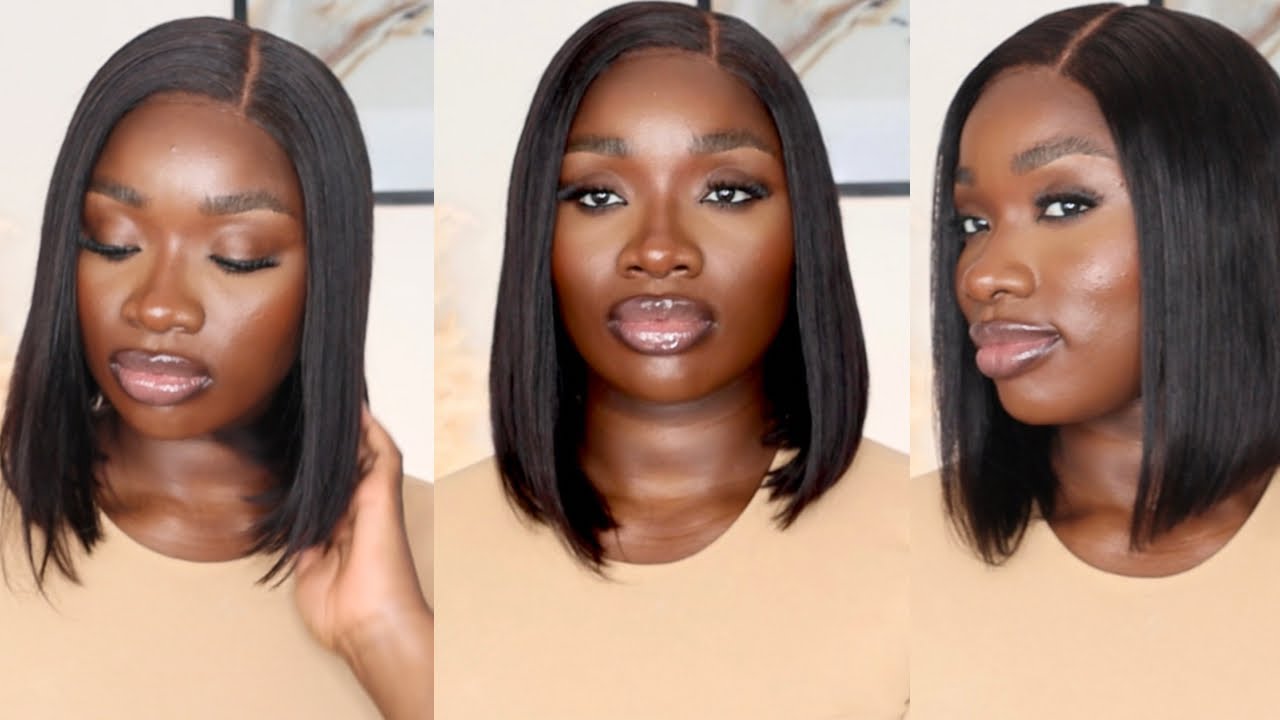 Beginner friendly Bob wig Install ft LUVME hair - YouTube
