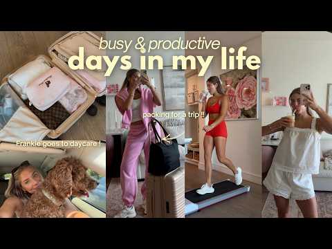 VLOG: vacation prepping + packing, frankie goes to daycare, + austin influencer events!