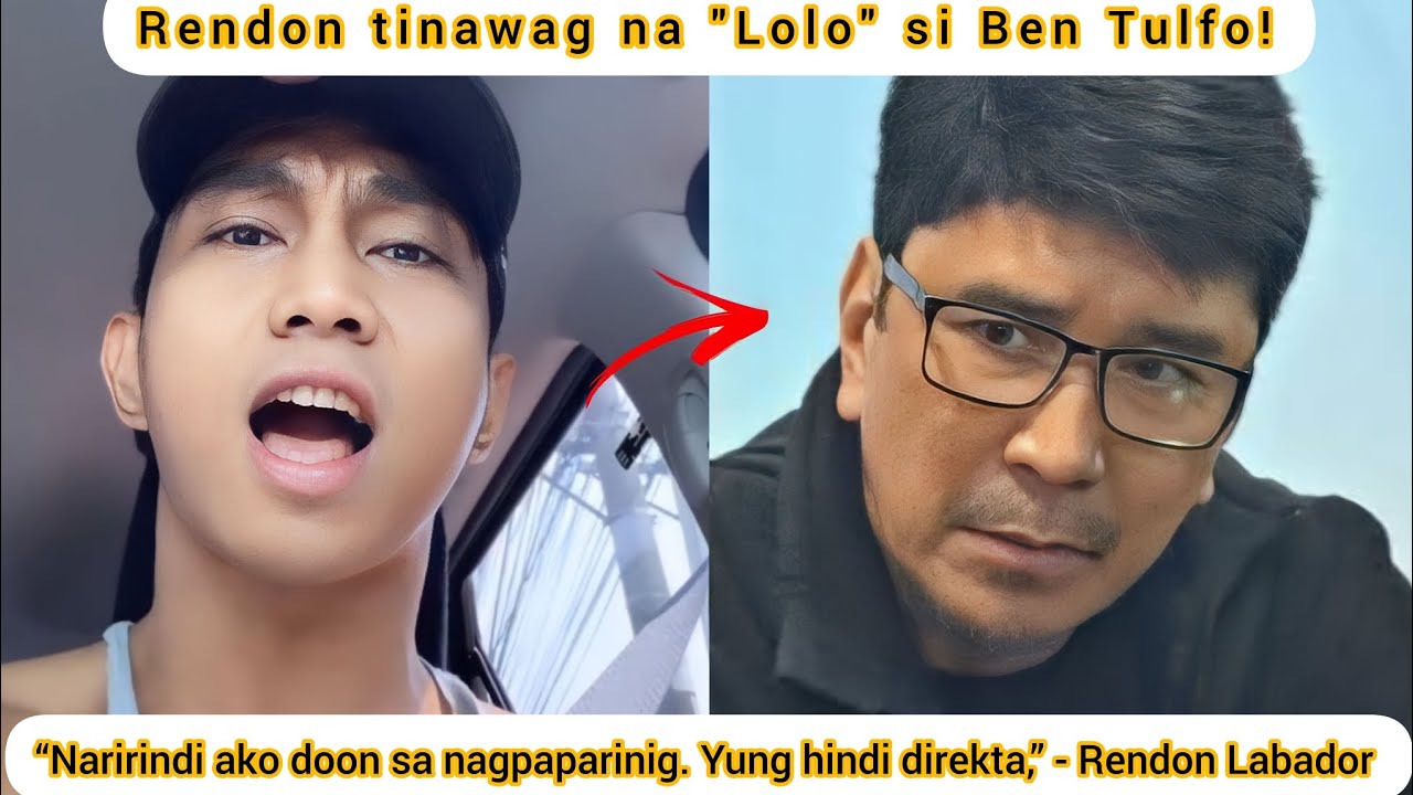 Rendon Labador tinalakan si Ben Tulfo! Tinawag na "PAPANSIN" at "LOLO" ito! - YouTube