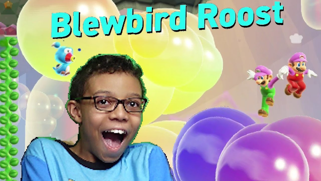 Blewbird Roost | Super Mario Bros. Wonder | Family Gameplay - YouTube