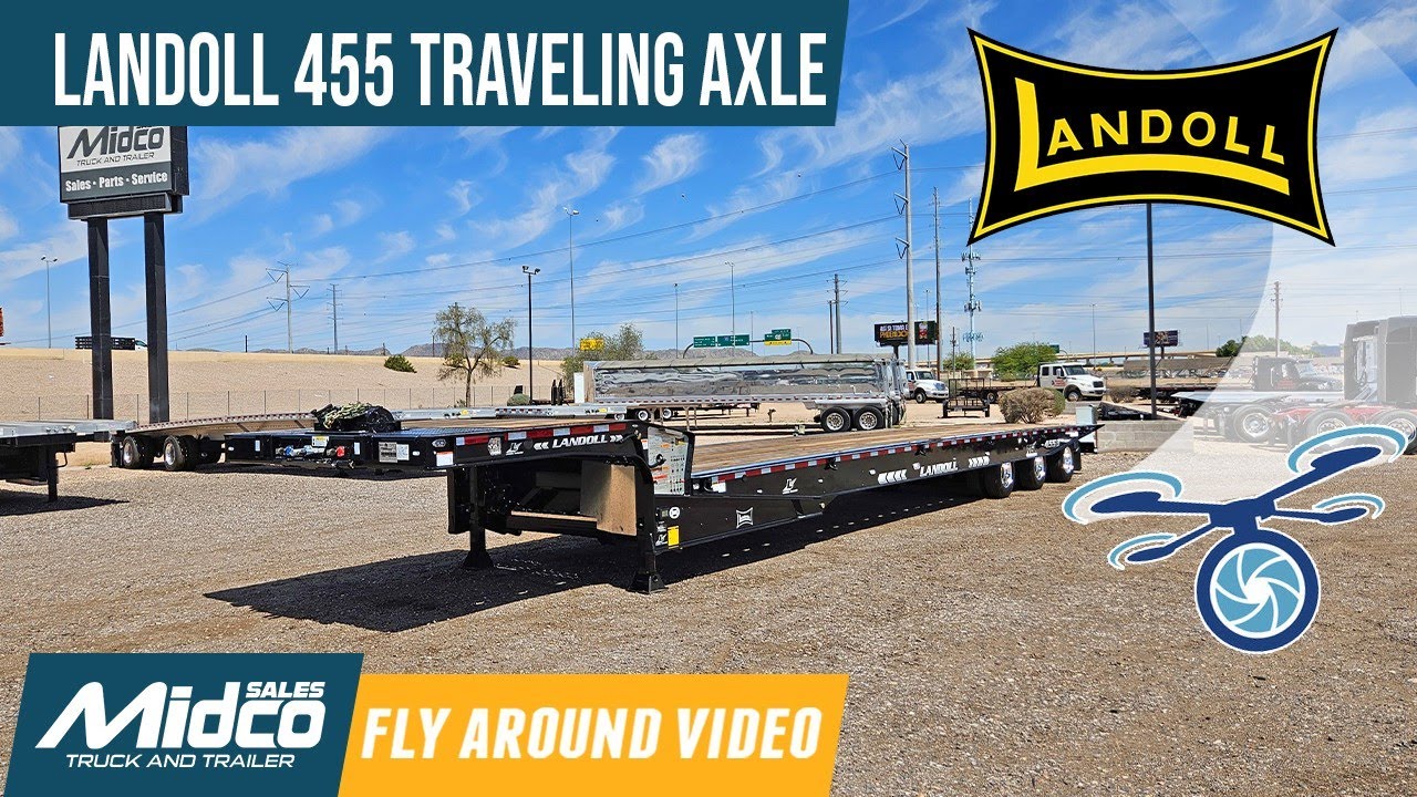 Landoll 455 Traveling Axle Trailer Walk-Around | Hydraulic Equipment ...