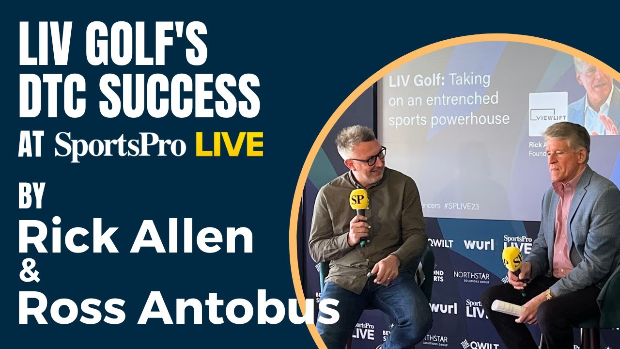 Rick Allen and Ross Antrobus presented the success story of @LIVGolf at ...
