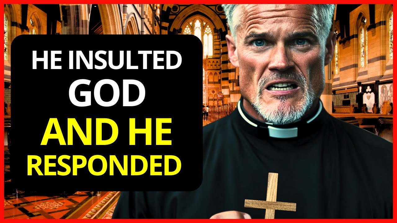 During mass, priest challenges God by SHOUTING 'God is cruel' and God ...