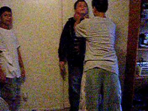 boy passes out and falls face 1st into the floor - YouTube