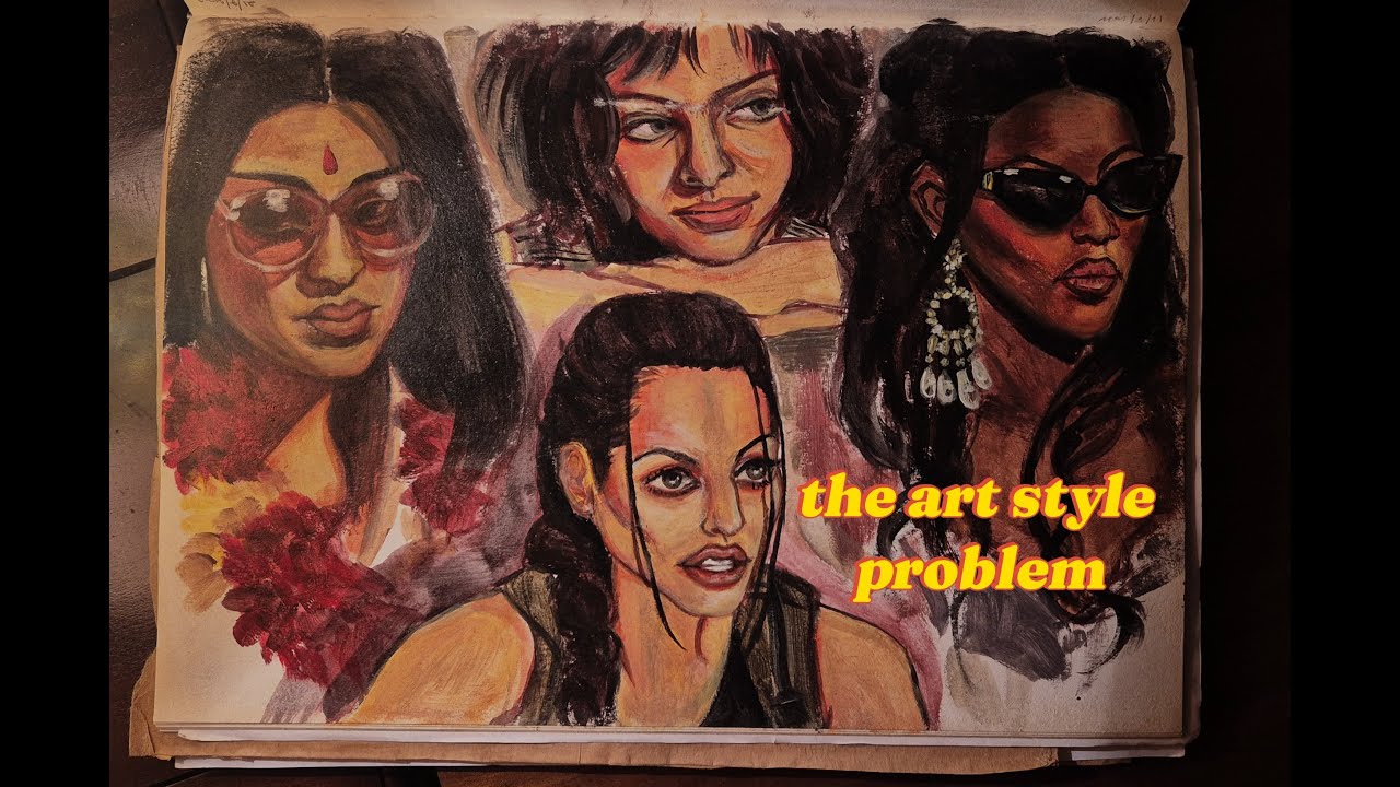 art style analysis and mini #sketchbooktour - YouTube