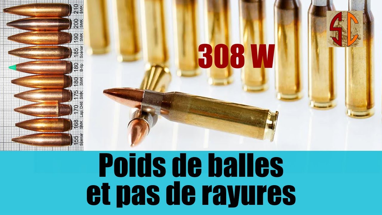 308W quel poids de balles et pas de rayures ? - YouTube