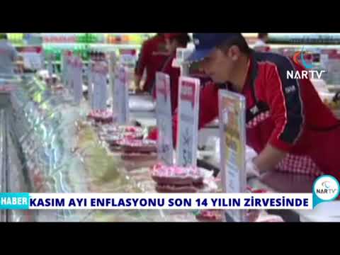 KASIM AYI ENFLASYONU SON 14 YILIN ZİRVESİNDE
