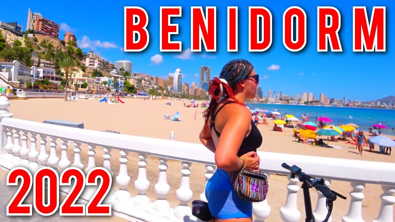 Benidorm 🇪🇸 Poniente Beach August 2022 Beautiful Live Tour Costa Blanca ...