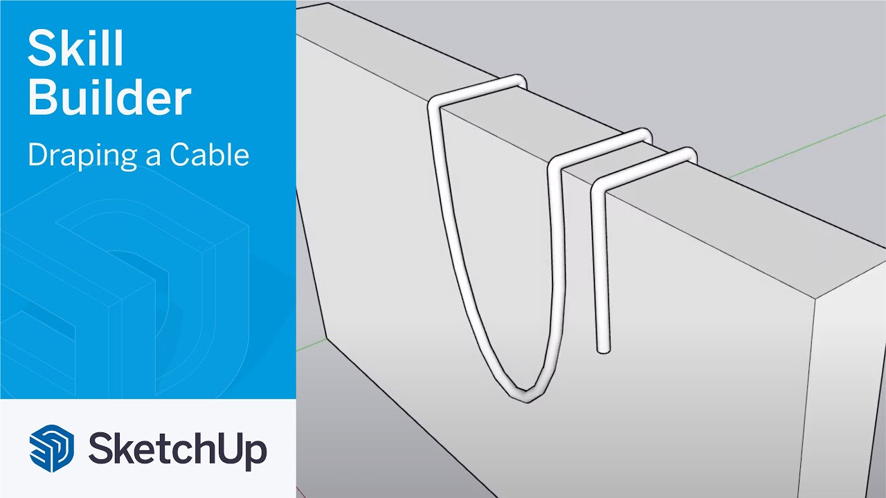 Draping a Cable - Skill Builder - YouTube