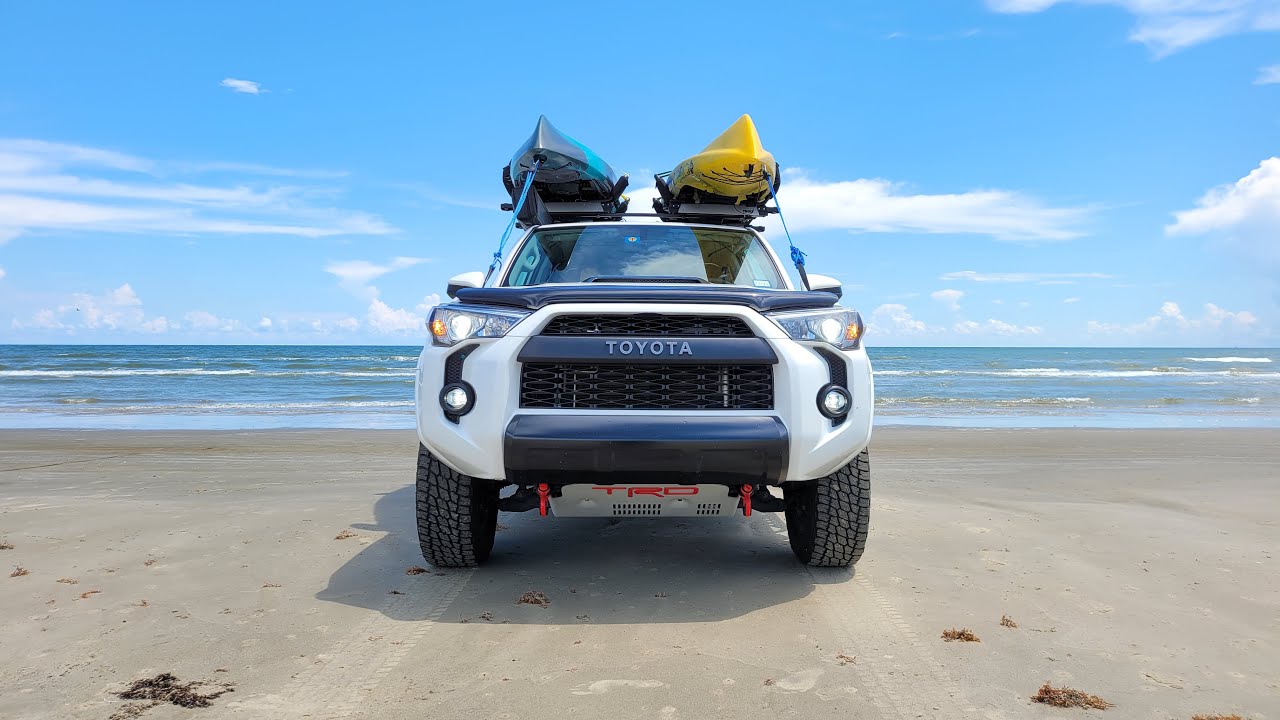 Toyota 4Runner TRD Pro, kayaks, sand... just add water - YouTube