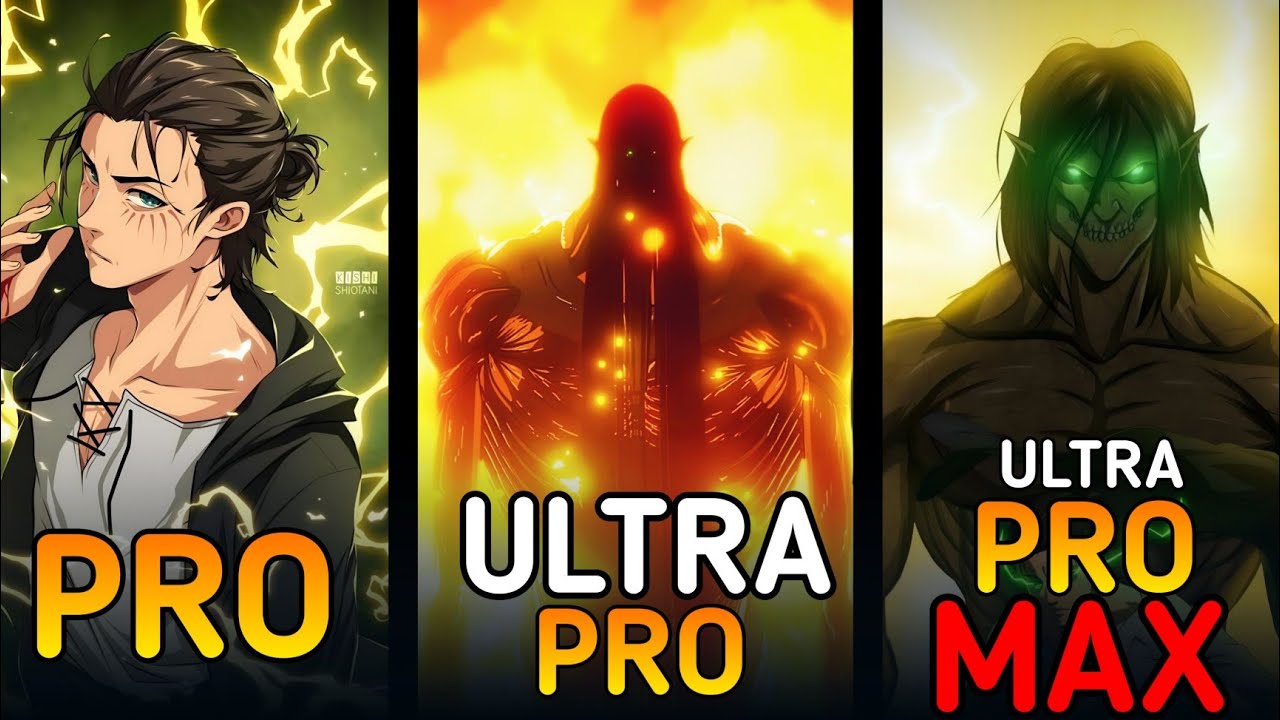 ALL FORMS OF EREN YEAGER IN AOT | Otaku Boyz - YouTube
