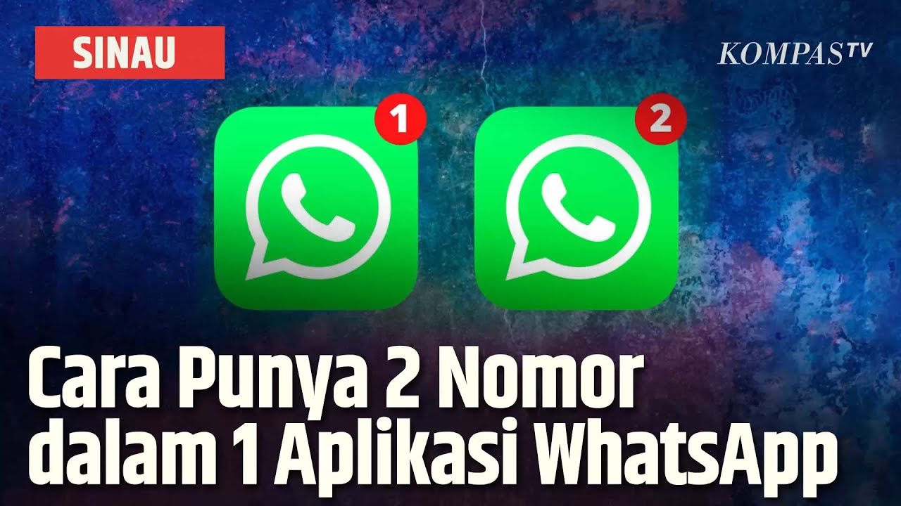Cara Bikin WhatsApp Multi-Akun, Bisa 2 Nomor di 1 HP | SINAU - YouTube