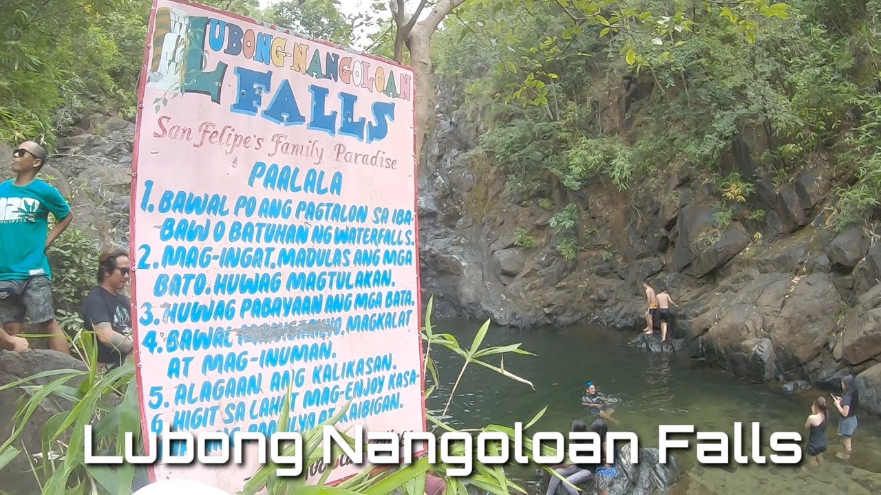 Lubong Nangoloan Falls @San felipe Zambales - YouTube