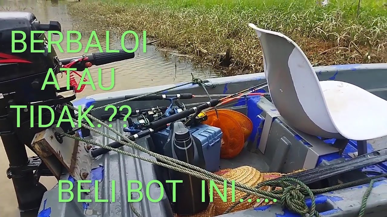 BOT PLASTIC.. SESUAI UNTUK MANCING UDANG SAJA .. - YouTube