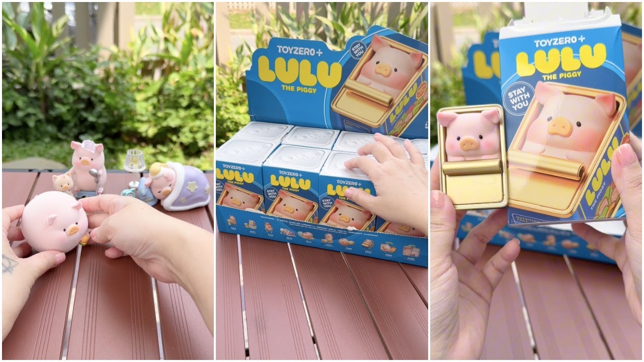 Unbox blind box Lulu The Piggy Spam | Châu Muối - YouTube