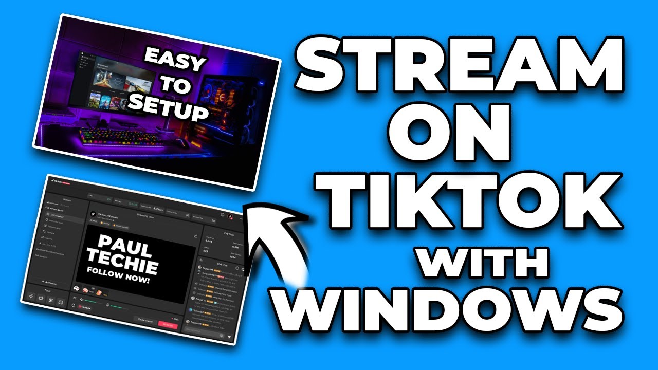 How To Stream To TikTok From PC | Tiktok Live Studio | TUTORIAL 2024 ...