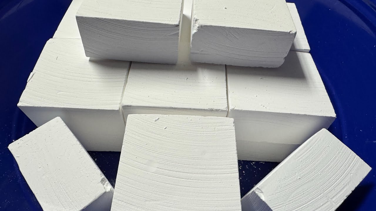 20 Fresh Soft, Medium & Firm Chalk Blocks - YouTube