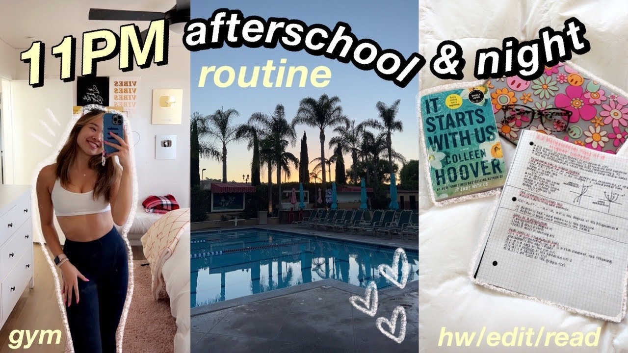 11PM AFTERSCHOOL NIGHT ROUTINE *fall edition* - YouTube