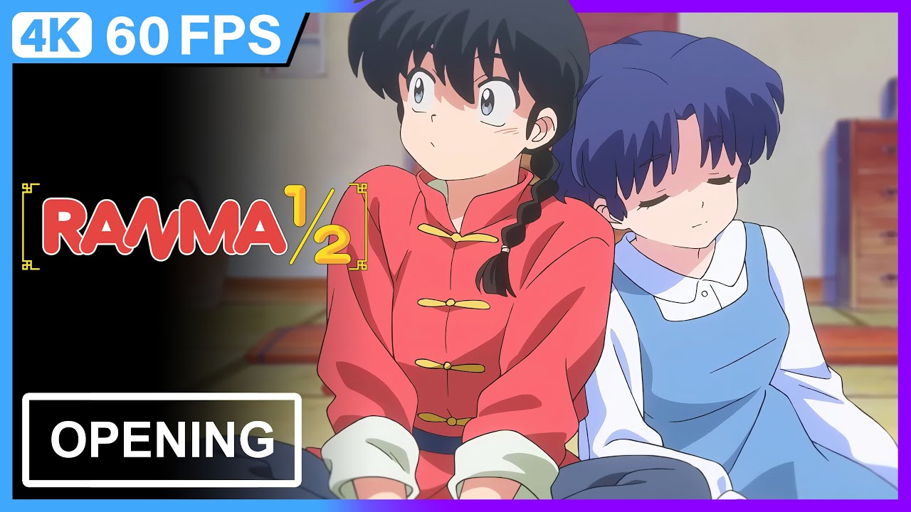 Ranma ½ Season 2 Opening『 Wo Ai Ni 』4K | 60FPS | Creditless | Lyrics ...