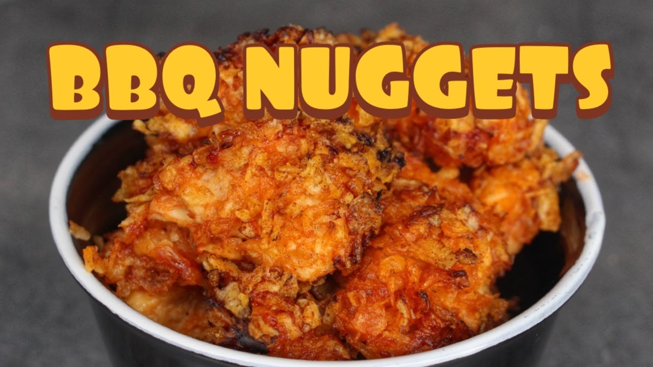 BBQ Nuggets - GRILLED CHICKEN WITH BBQ-CHIPS CRUST - english BBQ-Video ...