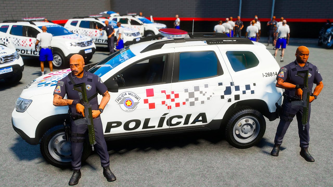 FORÇA PATRULHA | NOVA RENAULT DUSTER 2022 - NOVO FARDAMENTO PMESP | GTA ...