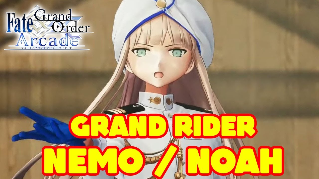 Grand Rider Nemo / Noah is Fate/Grand Order Arcade's Newest Servant ...