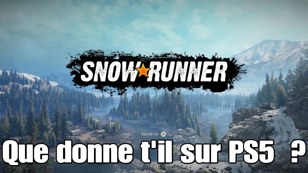 SNOWRUNNER on PS5 (4K 60fps) - YouTube